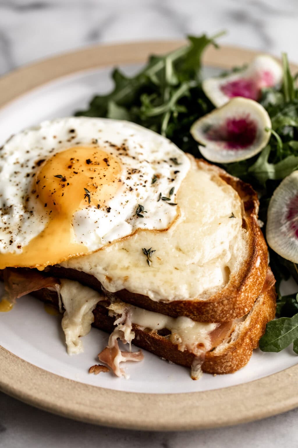 Croque Madame - Cooking with Cocktail Rings