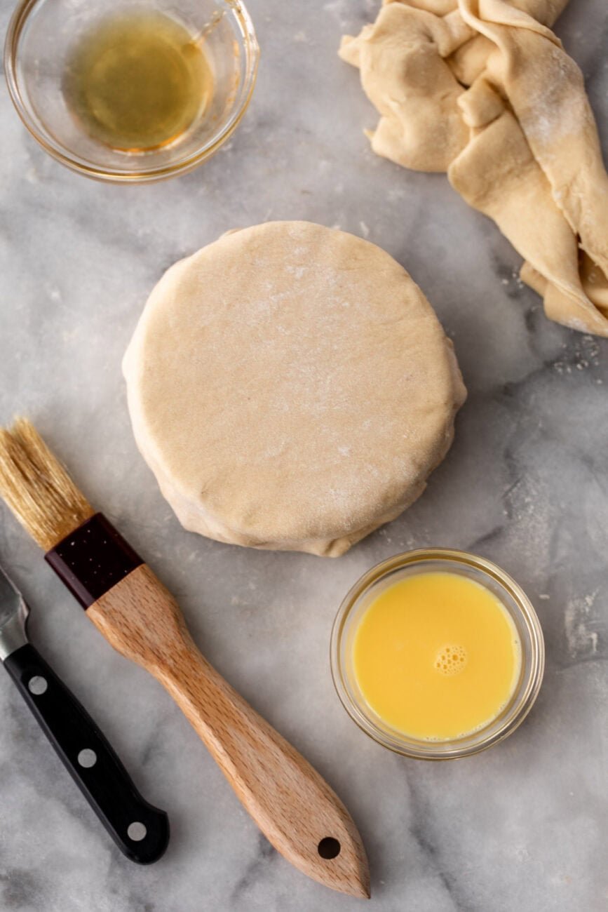 Baked Brie with Crescent Rolls - Cooking with Cocktail Rings