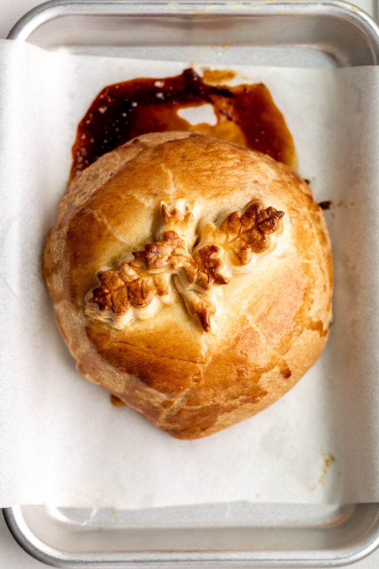 Baked Brie with Crescent Rolls - Cooking with Cocktail Rings