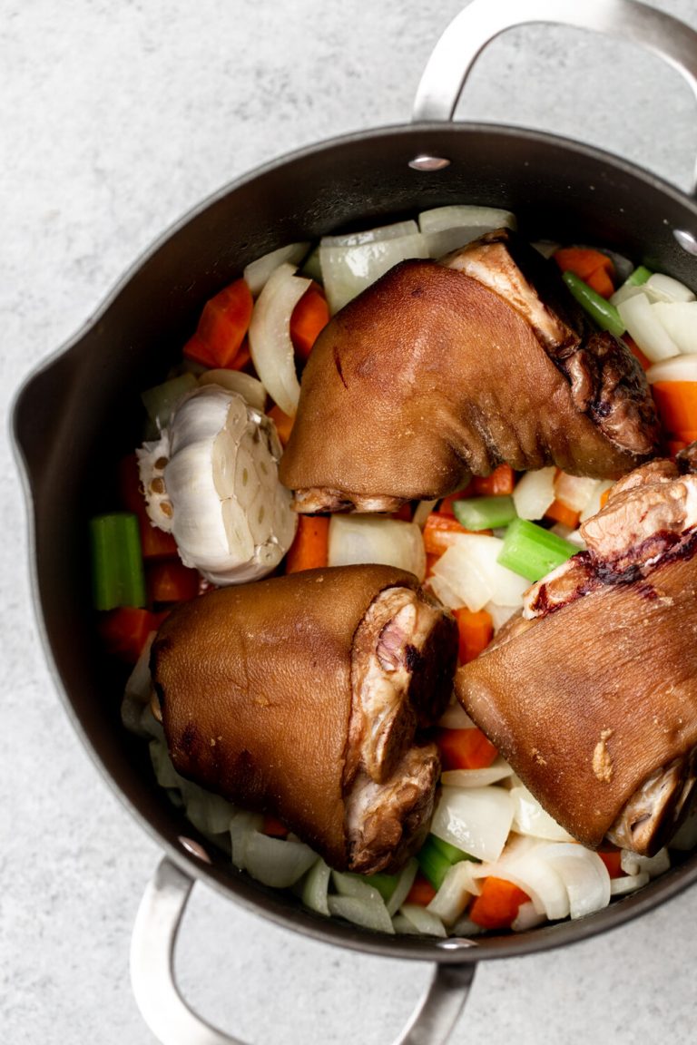 Ham Hock & White Bean Stew with Collard Greens - Cooking with Cocktail ...
