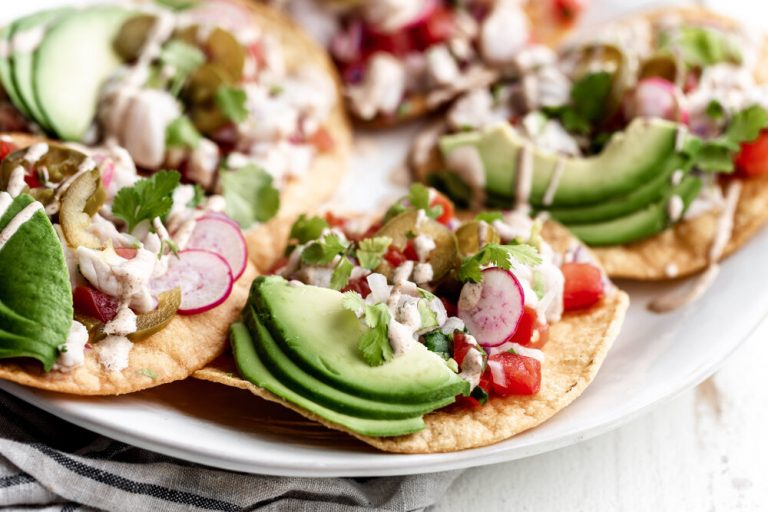 Baja Fish Ceviche Tostada - Cooking with Cocktail Rings