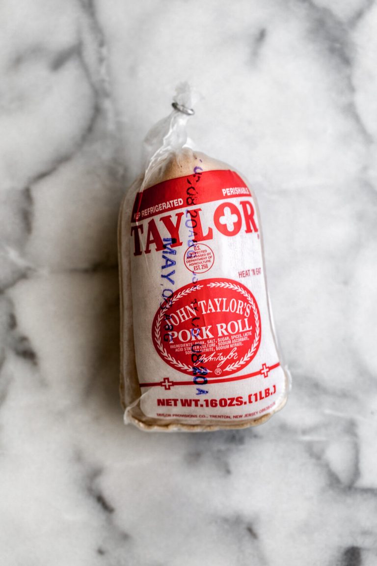 Taylor Ham, Egg & Cheese Breakfast Sandwich - Cooking with Cocktail Rings