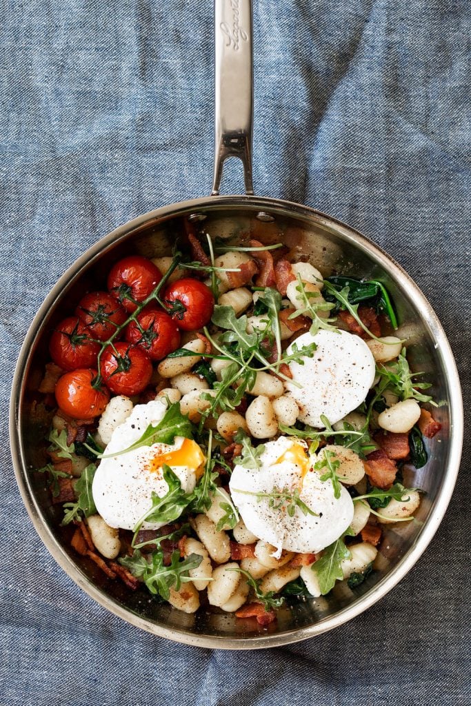 Breakfast Gnocchi - Cooking with Cocktail Rings