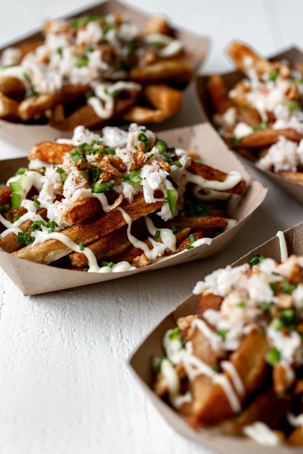 Seasoned Garlic Crab Fries with Aioli - Cooking with Cocktail Rings