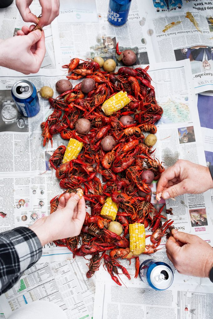 Traditional Southern Crawfish Boil - Cooking with Cocktail Rings
