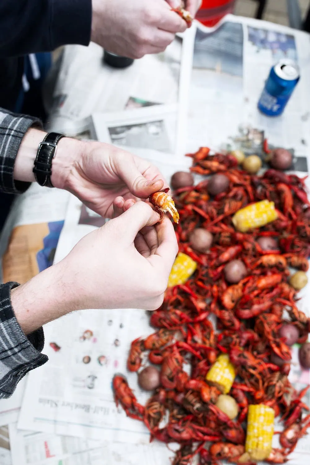 Traditional Southern Crawfish Boil - Cooking with Cocktail Rings