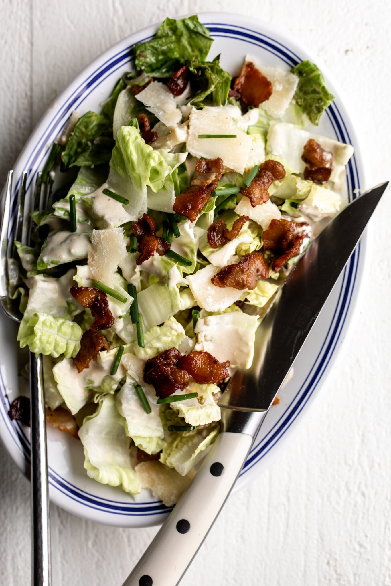 Grilled Caesar Salad with Bacon - Cooking with Cocktail Rings