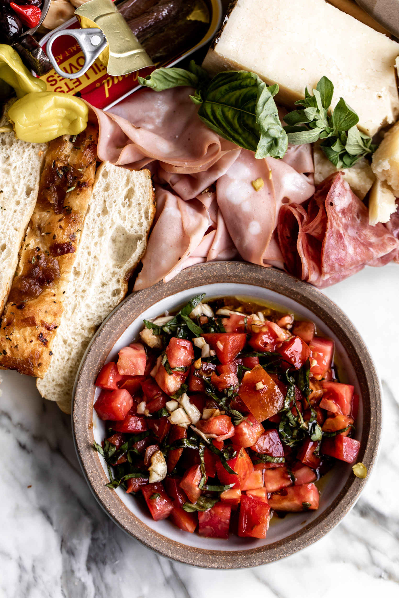 Antipasto Platter - Cooking with Cocktail Rings