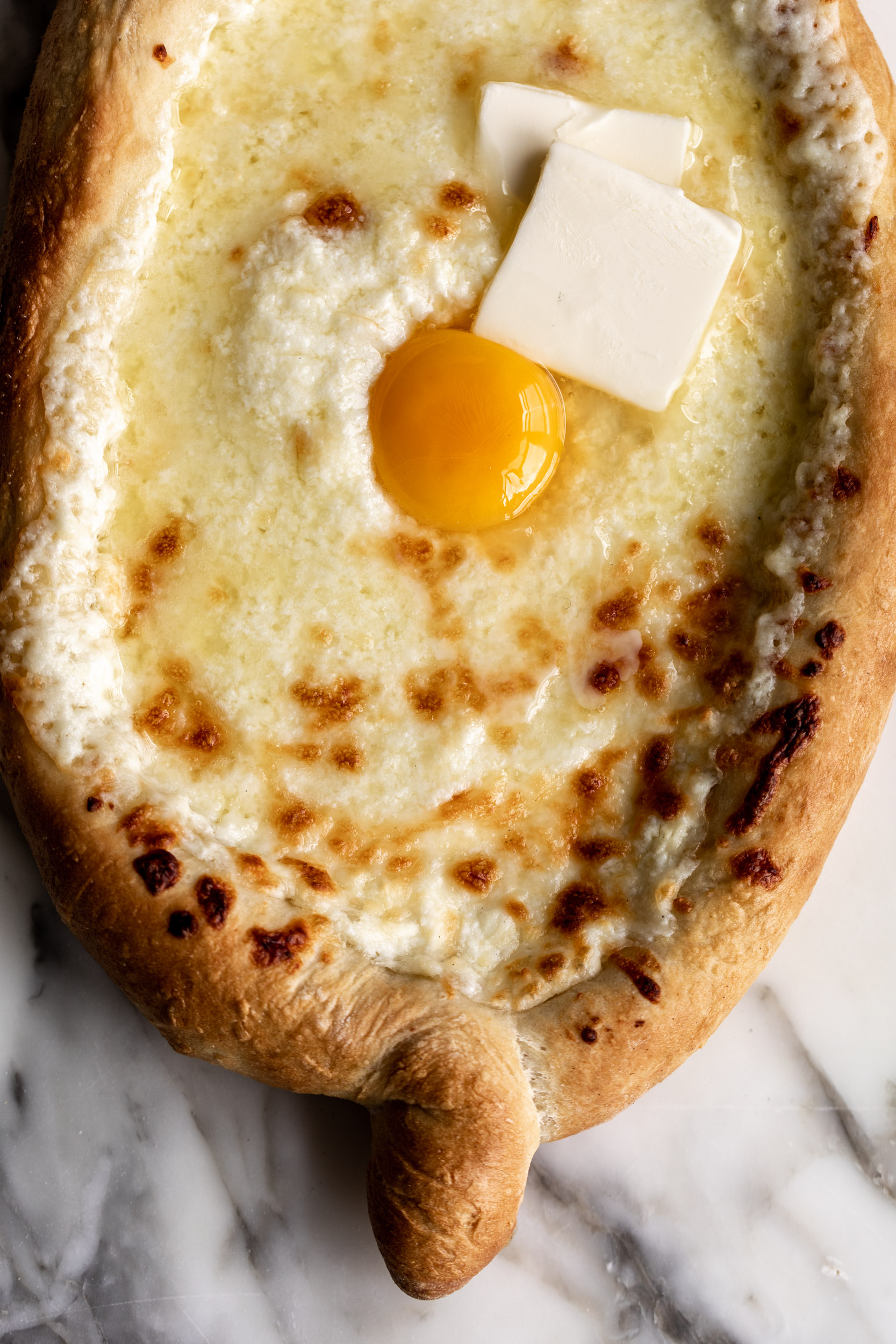 Georgian Cheese Bread Boat (Adjaruli Khachapuri)