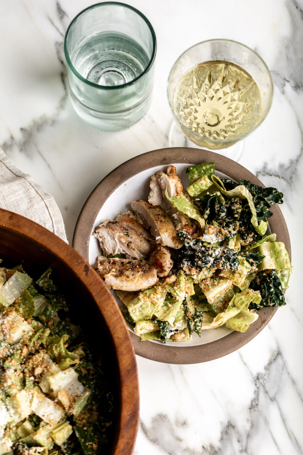 Spicy Caesar Salad Recipe - Cooking with Cocktail Rings