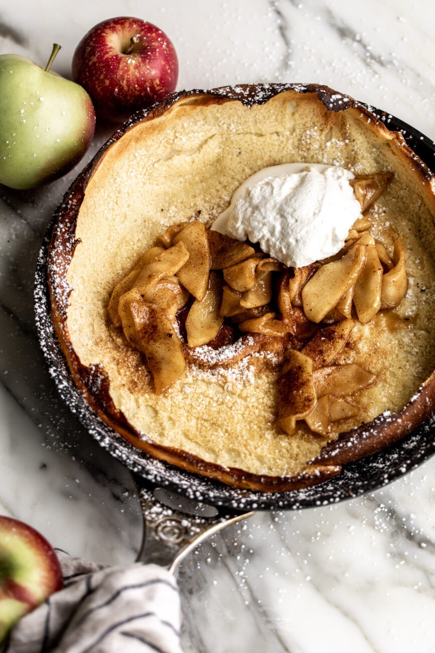 Apple Dutch Baby - Cooking with Cocktail Rings