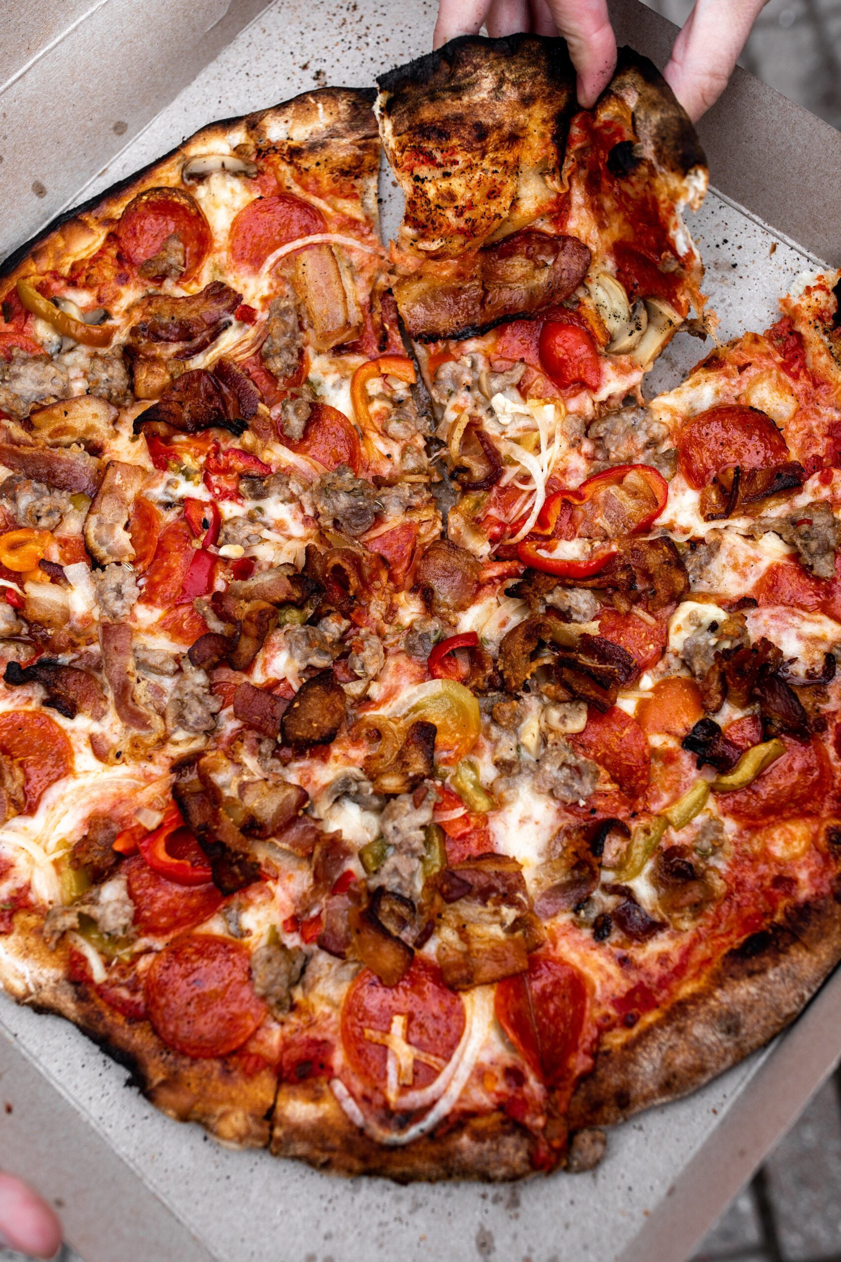 Pizza in New Haven, CT - Cooking with Cocktail Rings