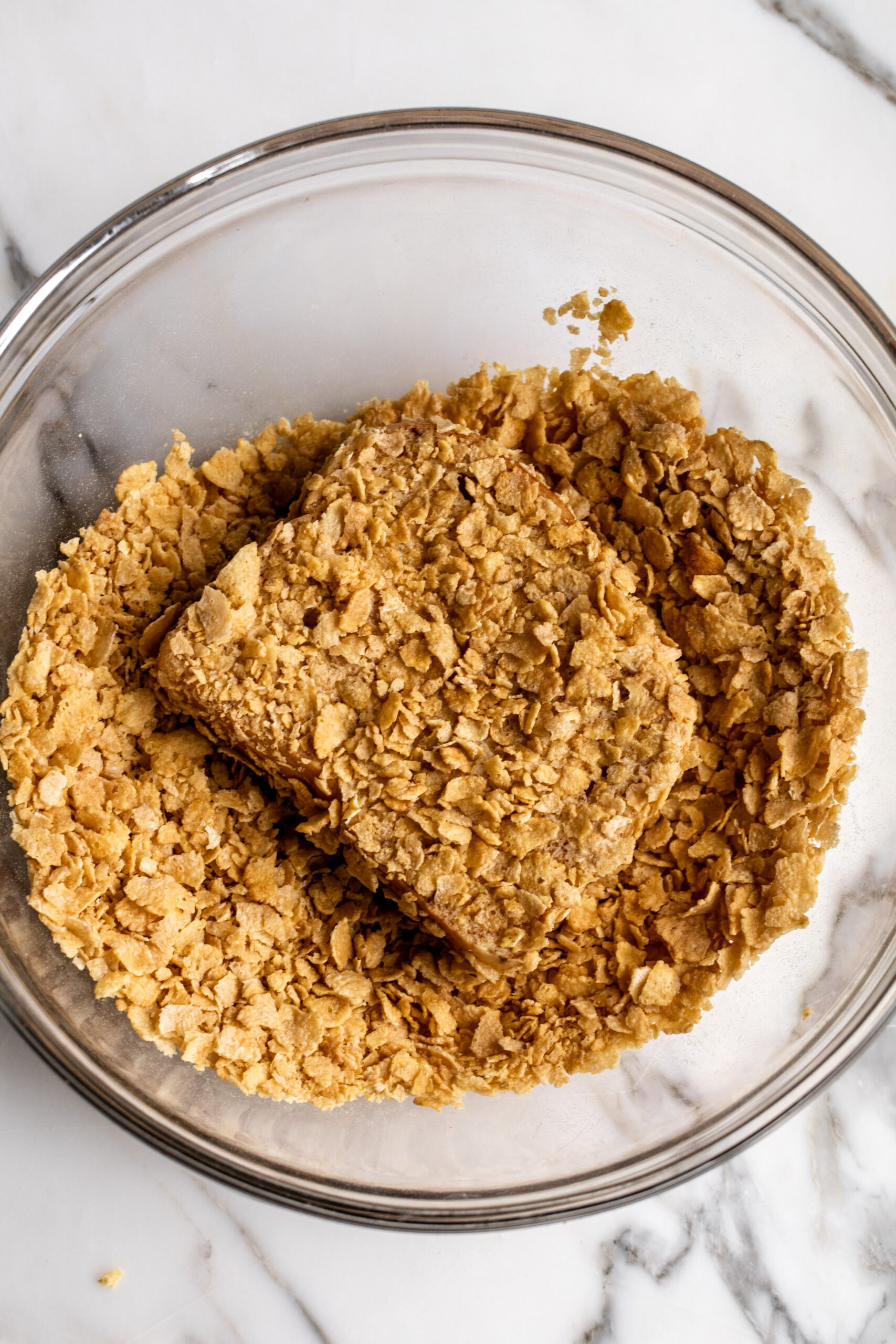 Cornflake French Toast - Cooking with Cocktail Rings