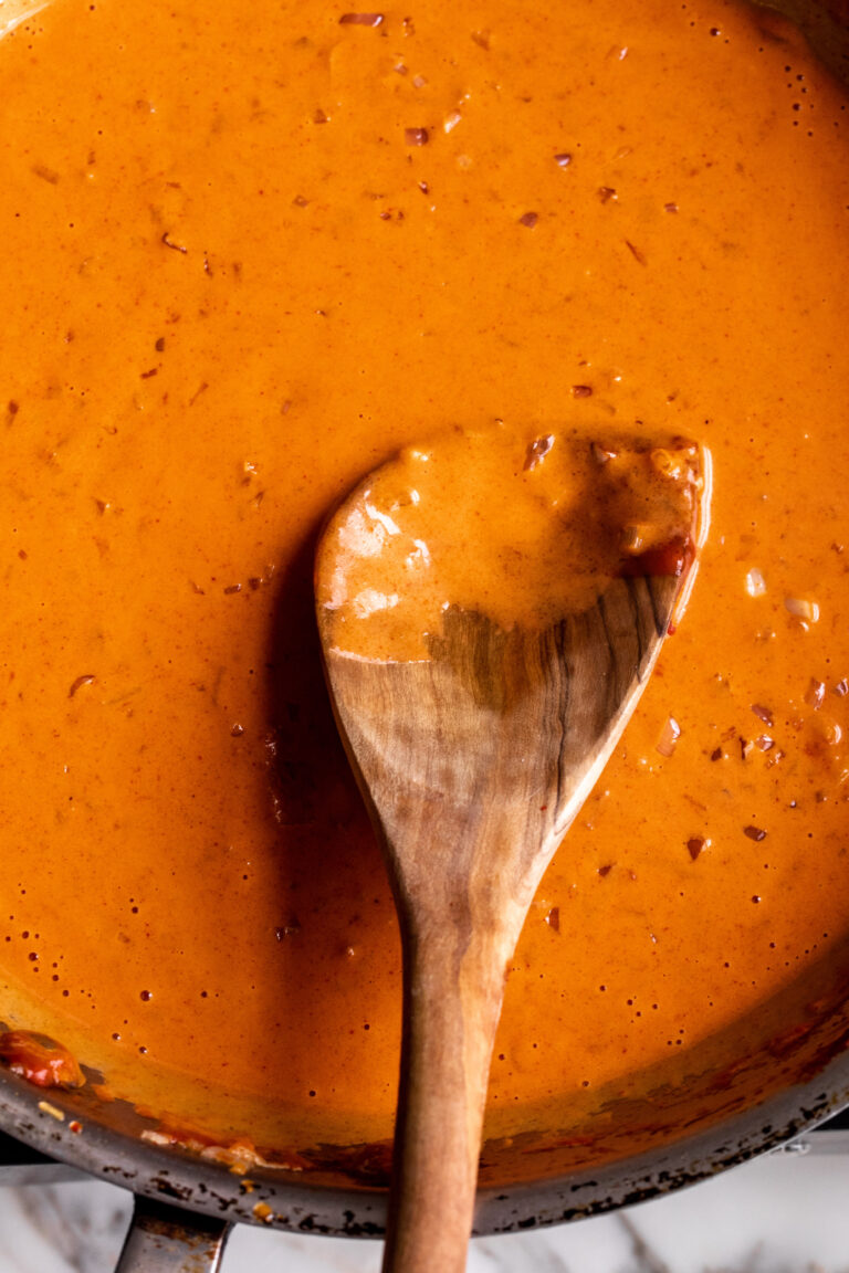 Creamy Gochujang Noodles - Cooking with Cocktail Rings