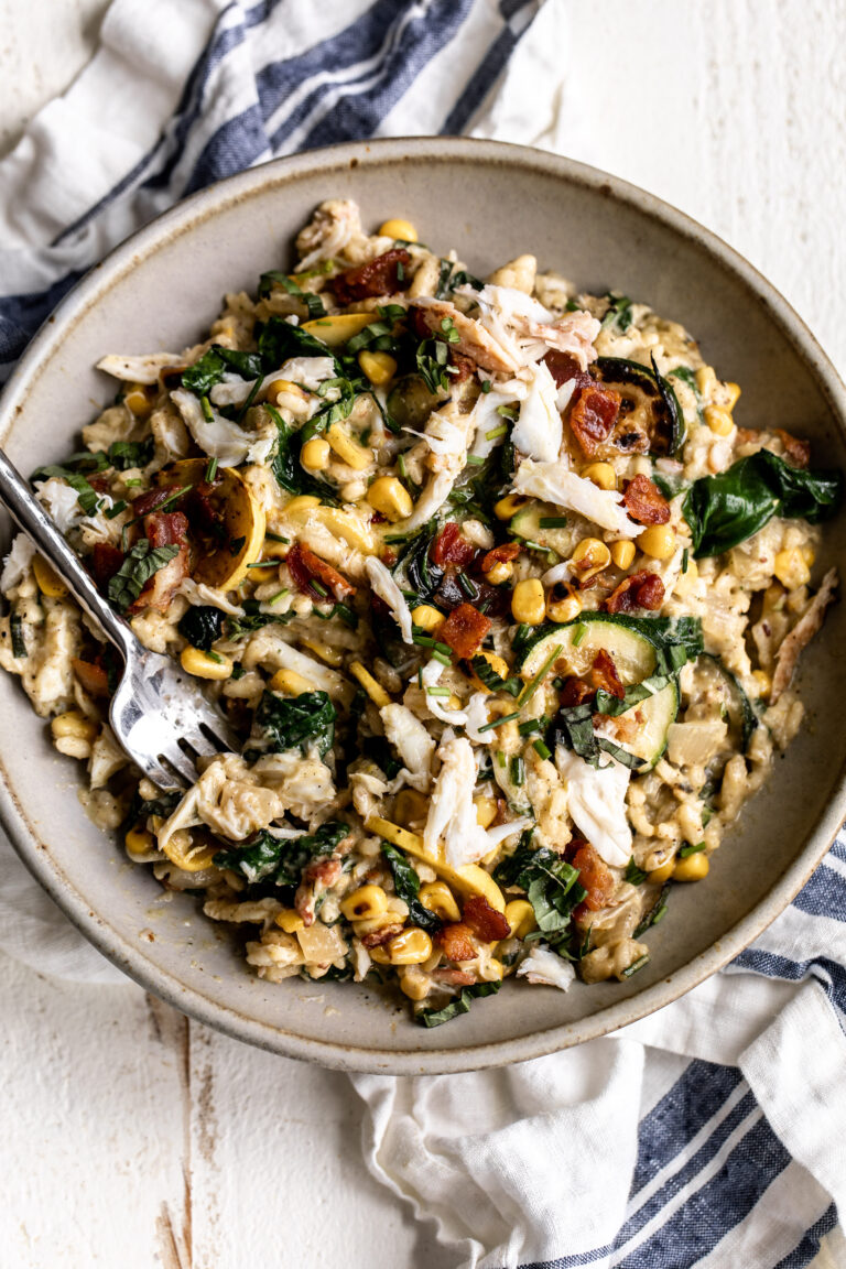 Summer Vegetable Risotto - Cooking with Cocktail Rings