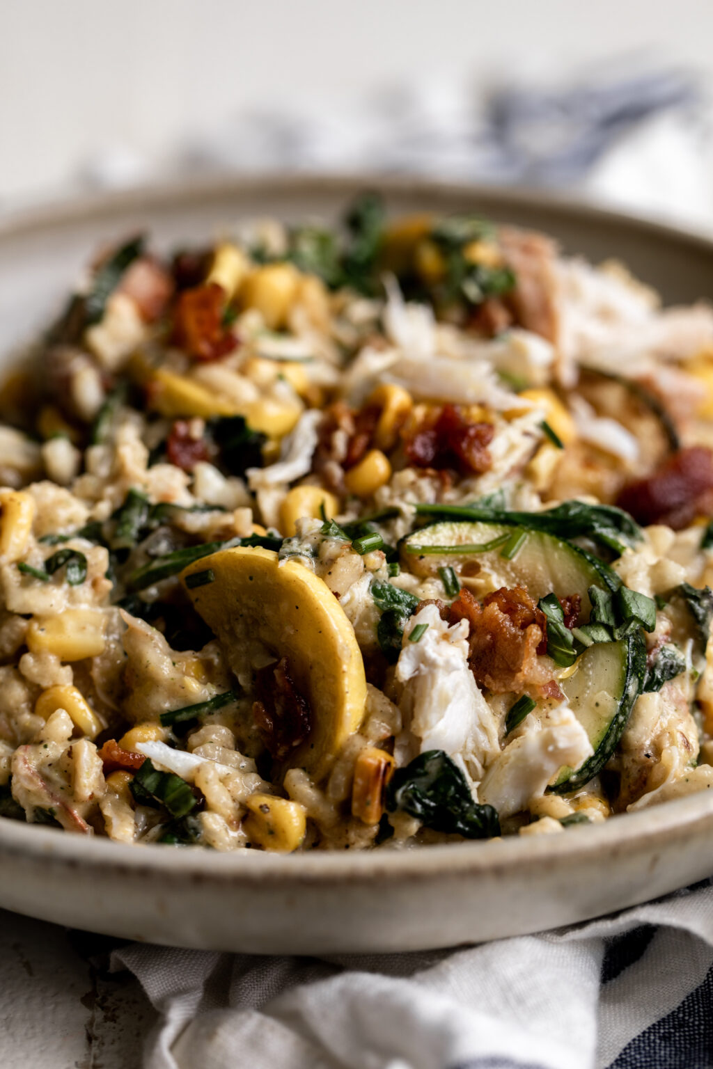 Summer Vegetable Risotto - Cooking with Cocktail Rings