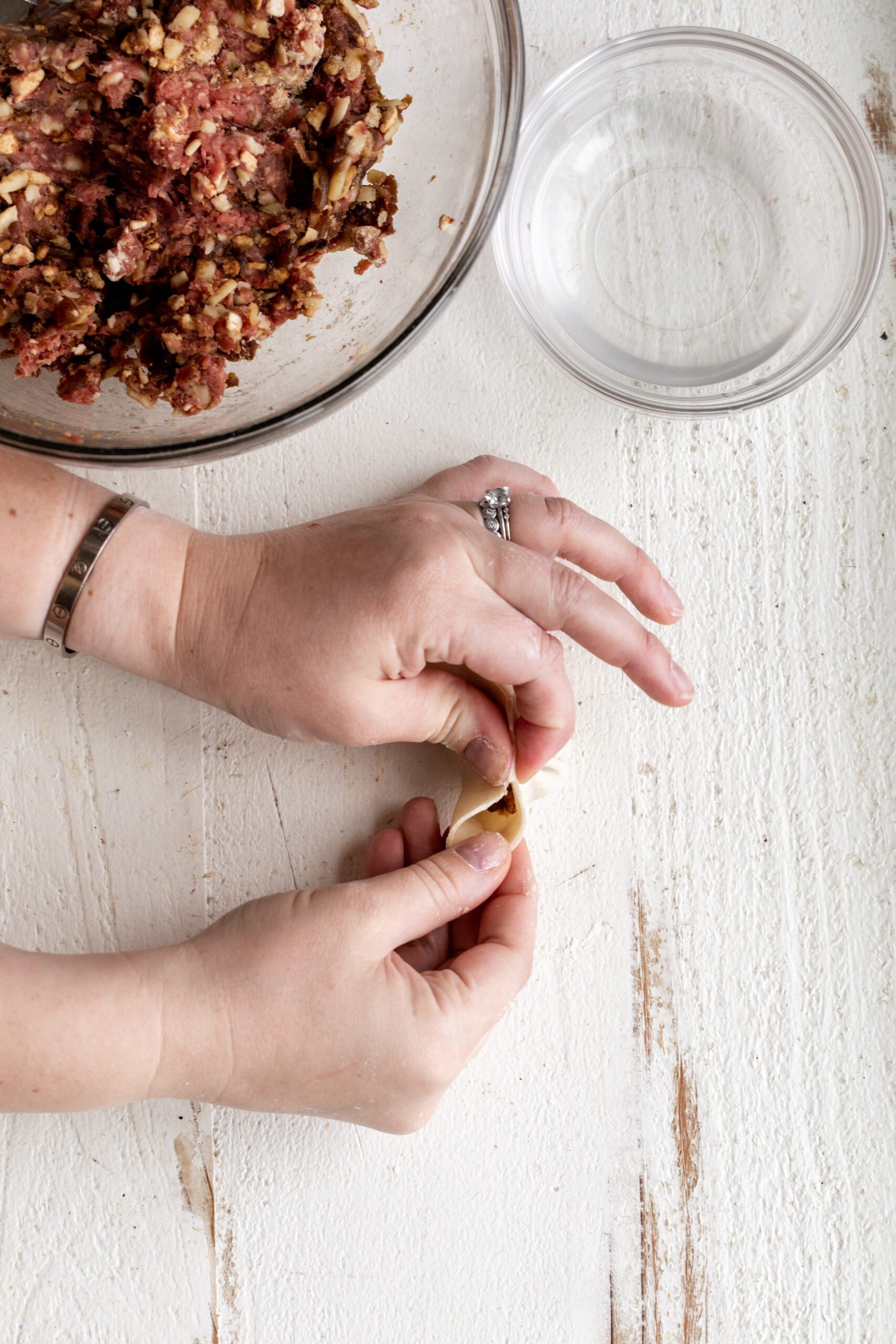 Cheeseburger Dumplings - Cooking with Cocktail Rings