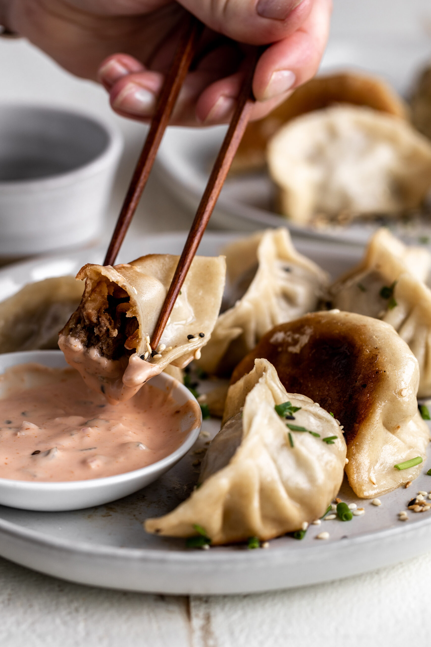 Cheeseburger Dumplings - Cooking with Cocktail Rings