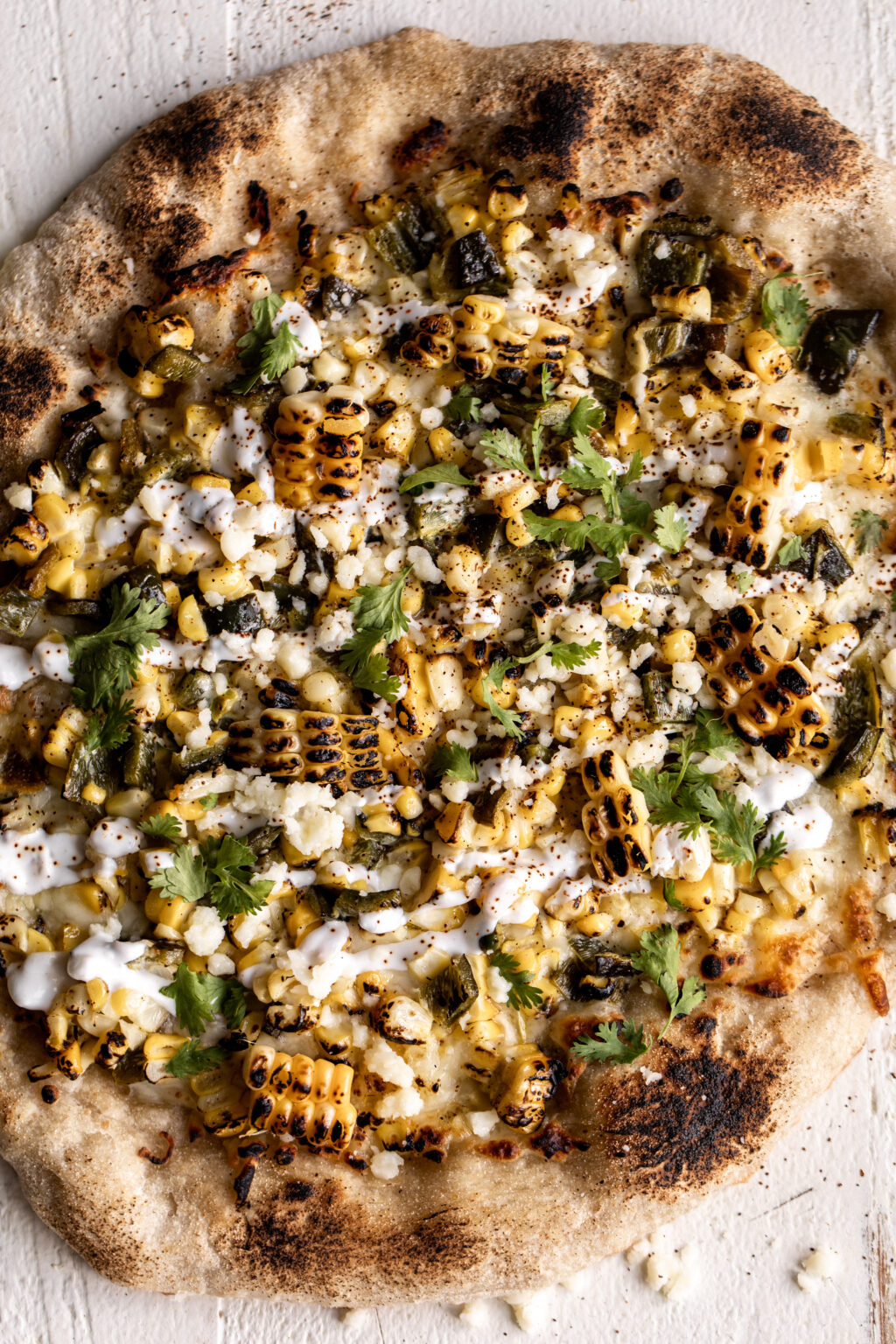 Elote Pizza - Cooking with Cocktail Rings