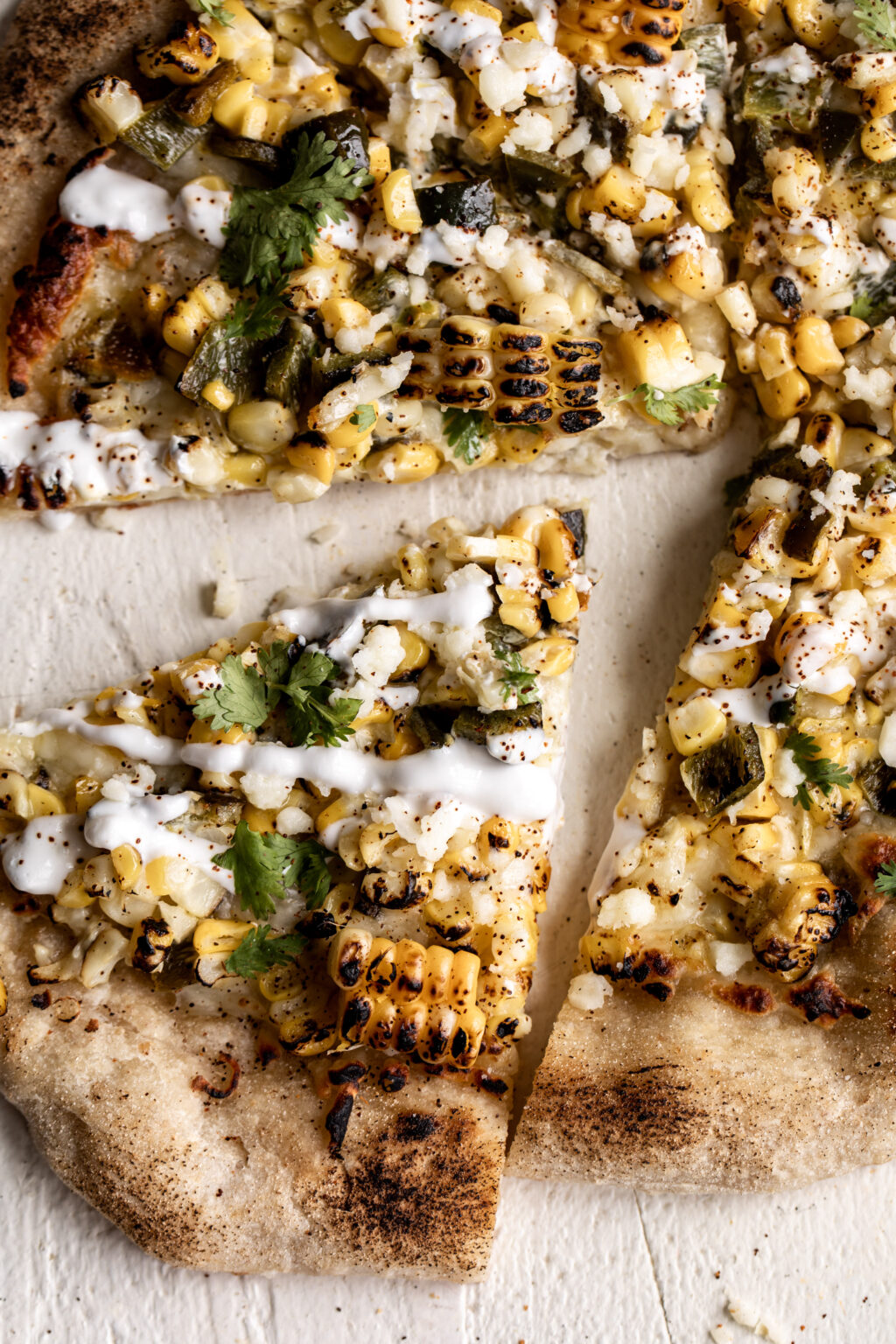 Elote Pizza - Cooking with Cocktail Rings