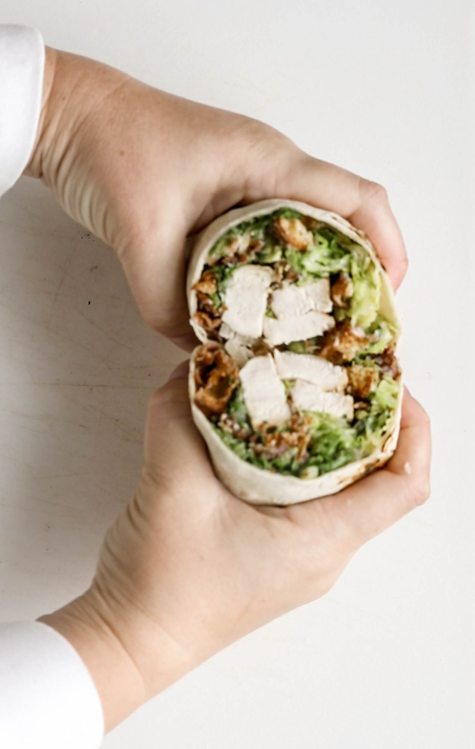 Grilled Chicken Caesar Wrap - Cooking with Cocktail Rings
