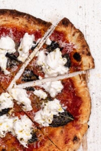 Burrata Pizza - Cooking with Cocktail Rings