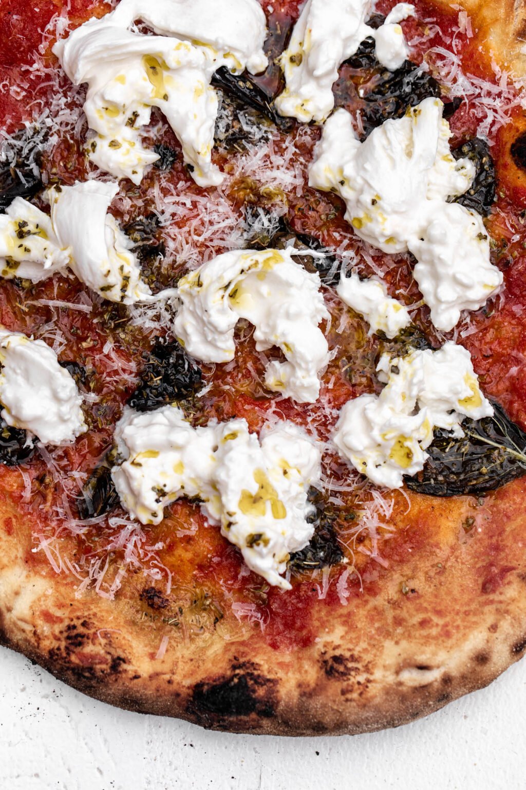 Burrata Pizza - Cooking with Cocktail Rings