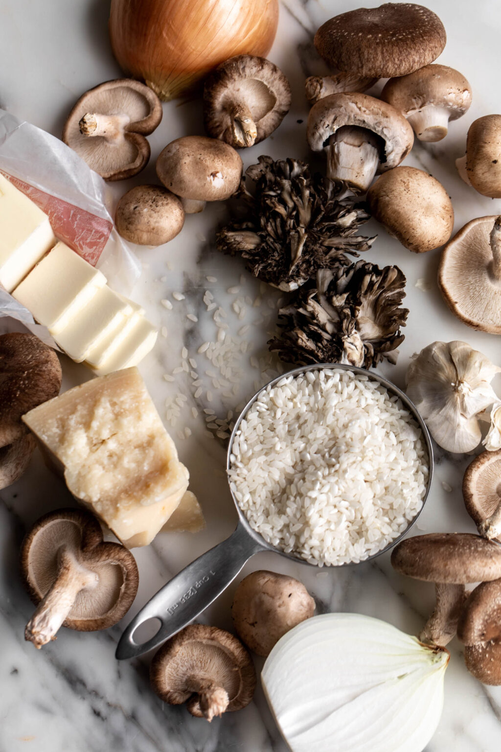 Mixed Mushroom Risotto - Cooking with Cocktail Rings