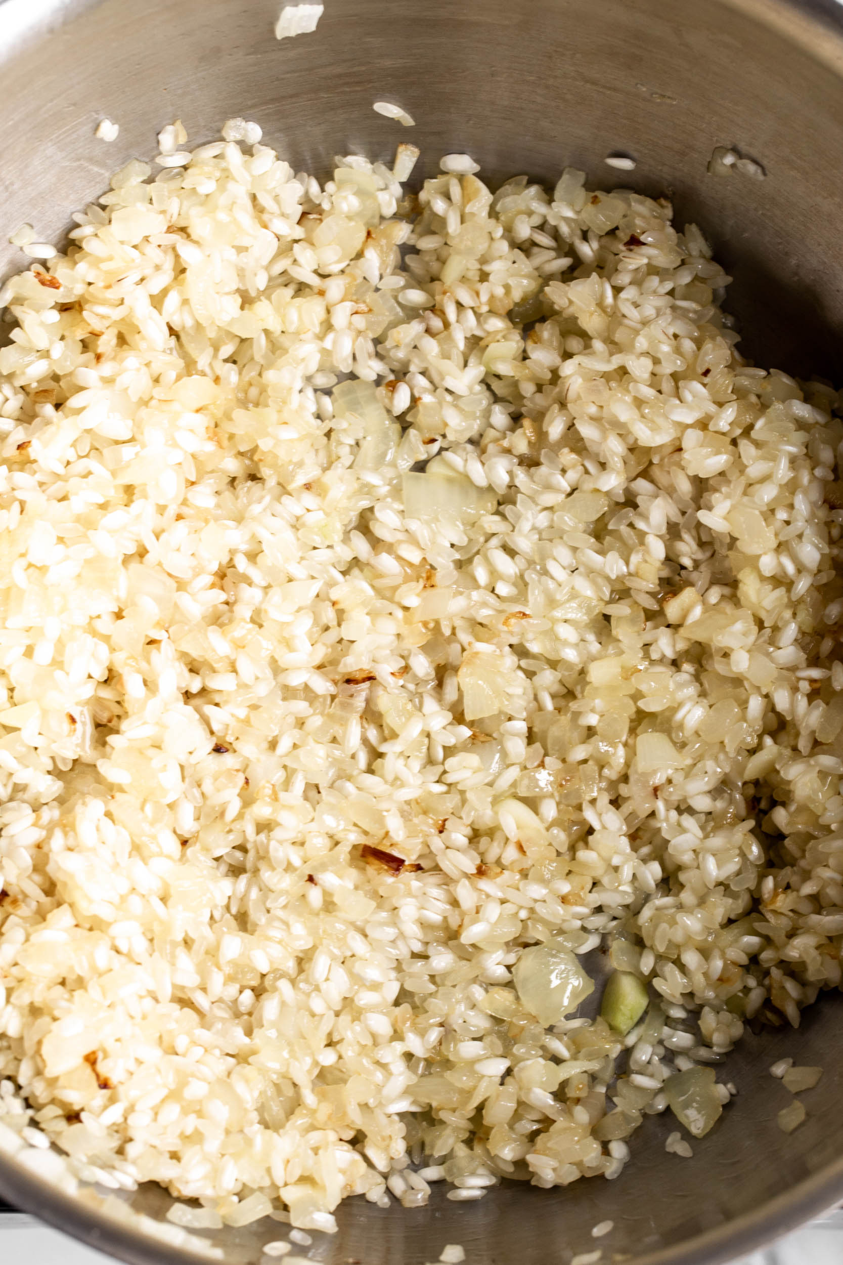 Mixed Mushroom Risotto - Cooking with Cocktail Rings