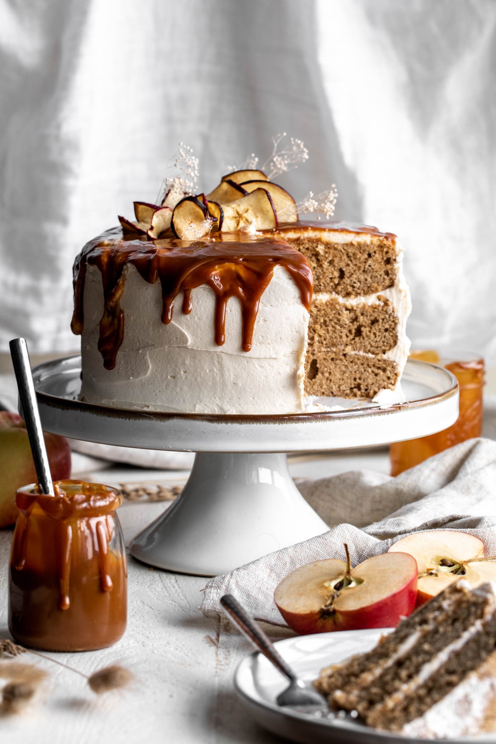 Spiced Apple Cider Cake - Cooking with Cocktail Rings