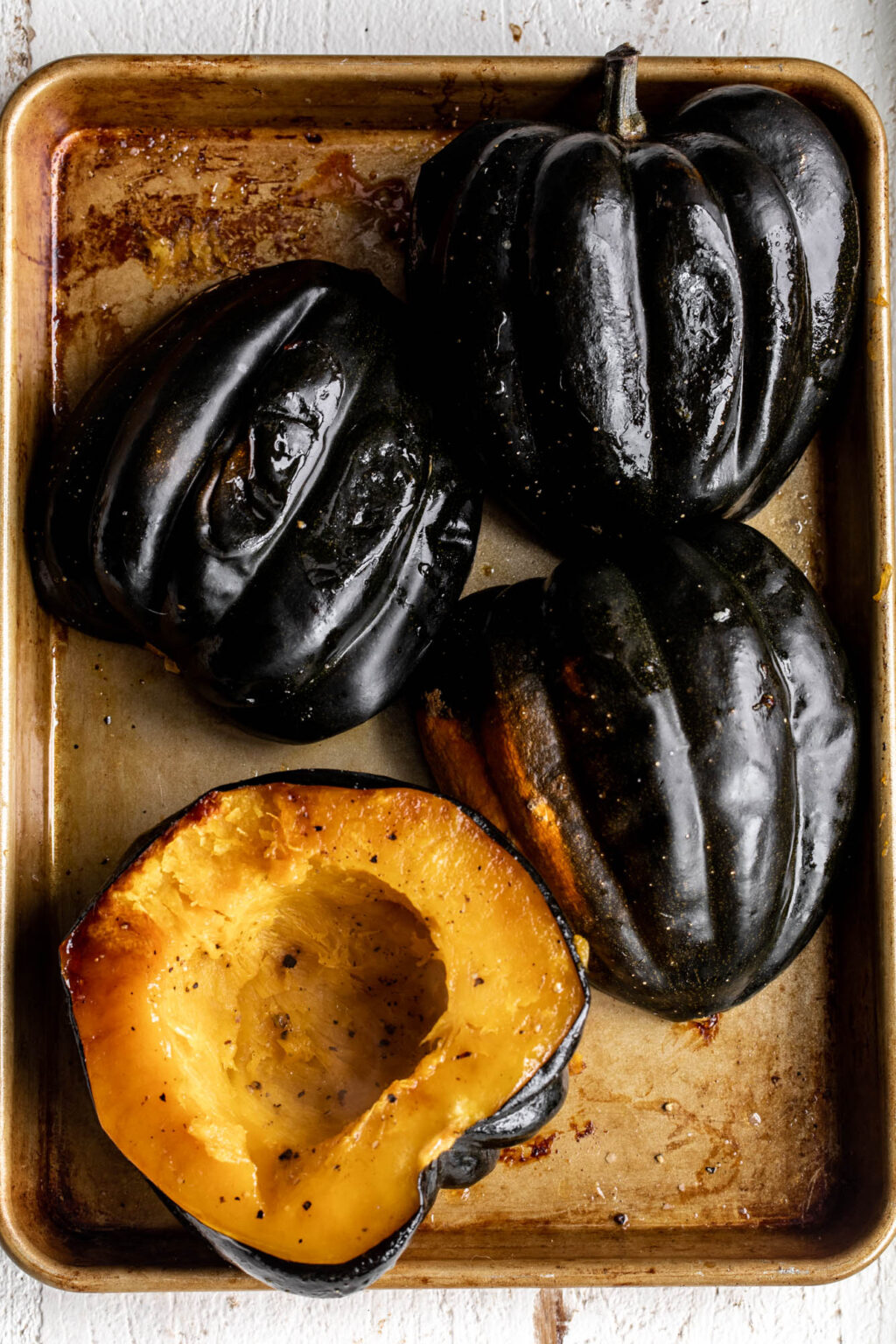 Stuffed Acorn Squash - Cooking with Cocktail Rings
