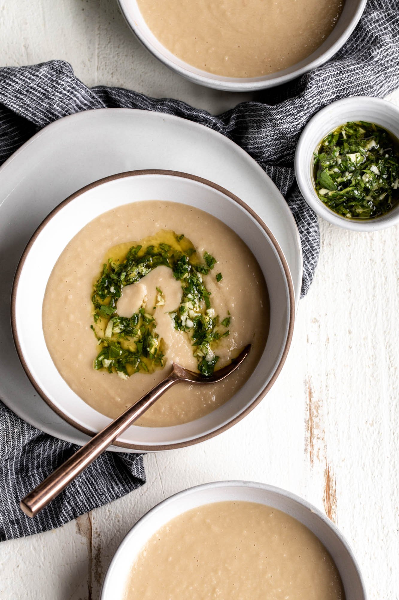 Creamy White Bean Soup - Cooking with Cocktail Rings