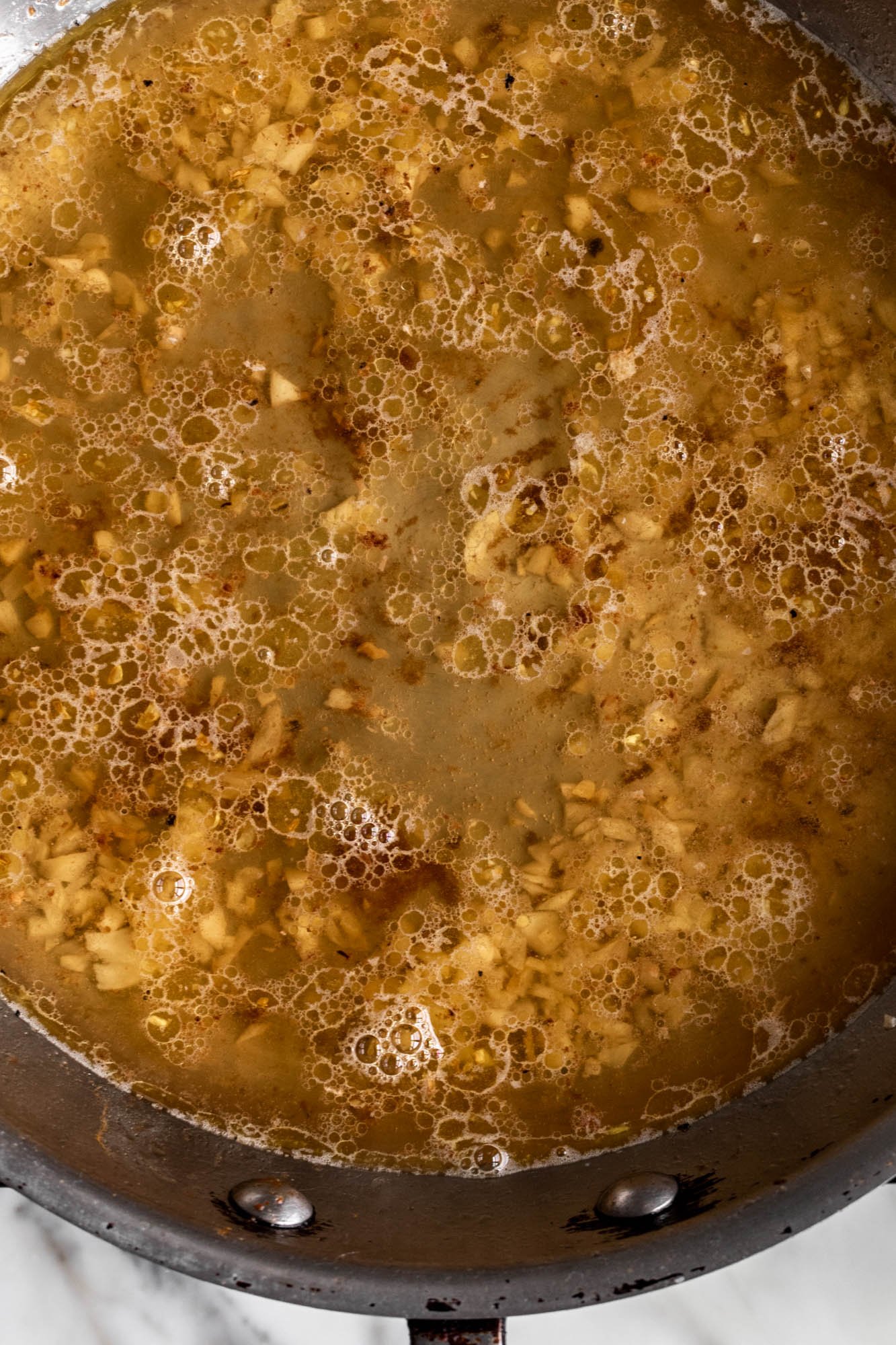 Shrimp Scampi Toasts - Cooking with Cocktail Rings