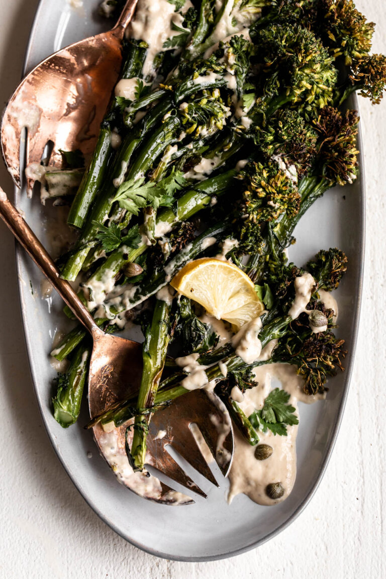 Charred Broccolini with Tonnato Sauce
