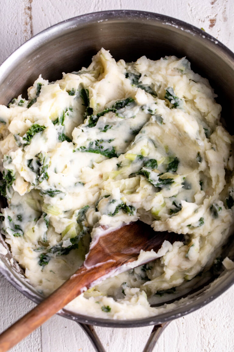 Irish Colcannon with Kale - Cooking with Cocktail Rings