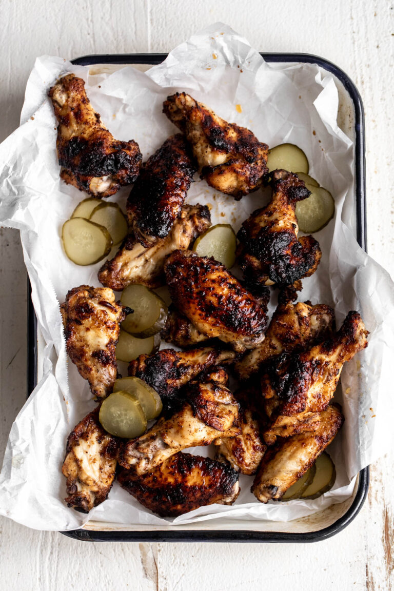 Easy Pickleback Wings - Cooking with Cocktail Rings