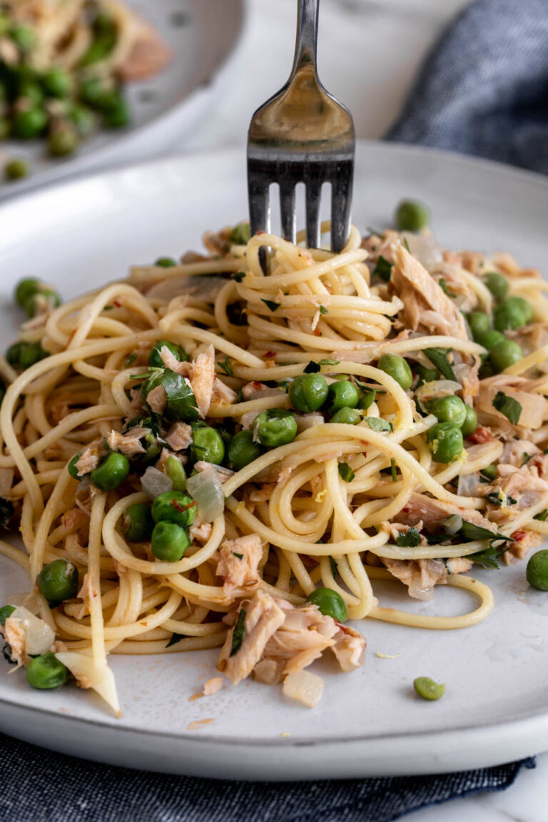 Easy Canned Tuna Pasta - Cooking with Cocktail Rings