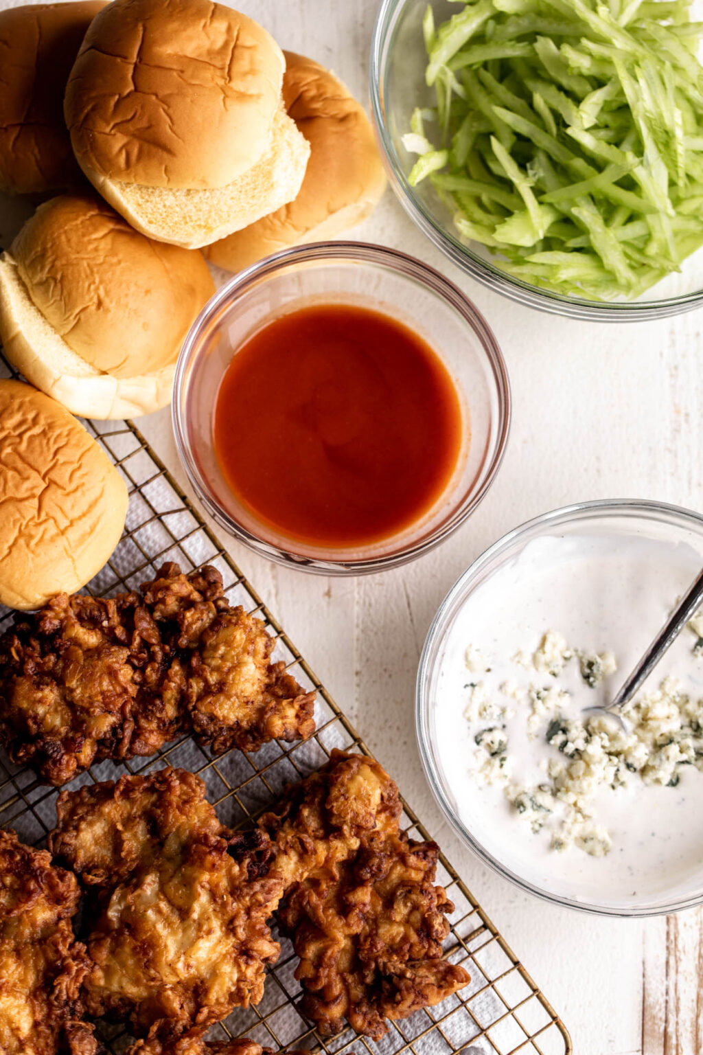 Buffalo Chicken Sandwich Recipe - Cooking with Cocktail Rings