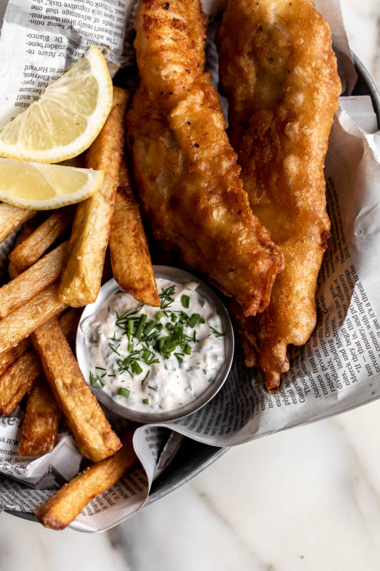 Fish and Chips Recipe - Cooking with Cocktail Rings