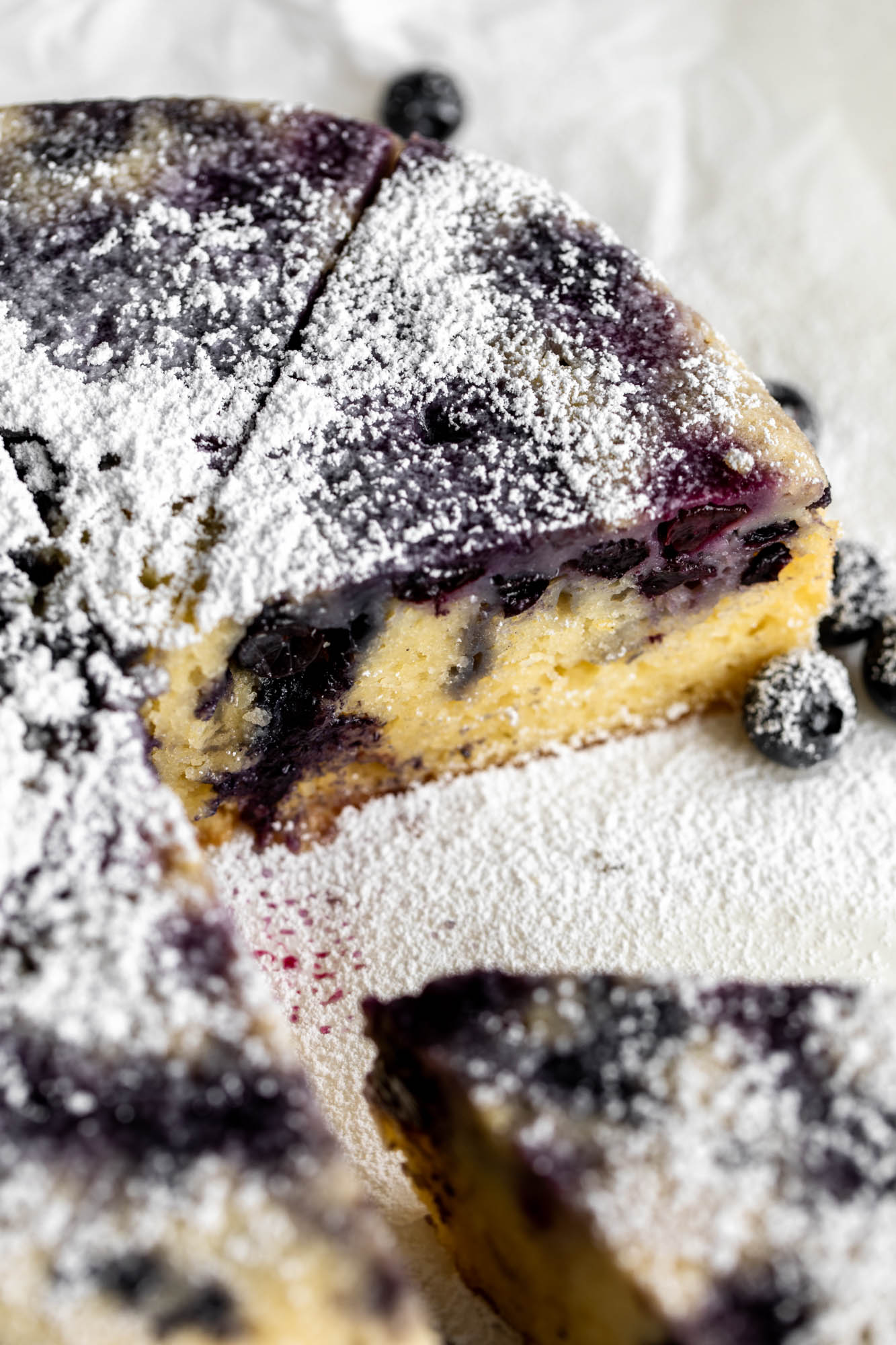 Lemon Blueberry Cake - Cooking with Cocktail Rings
