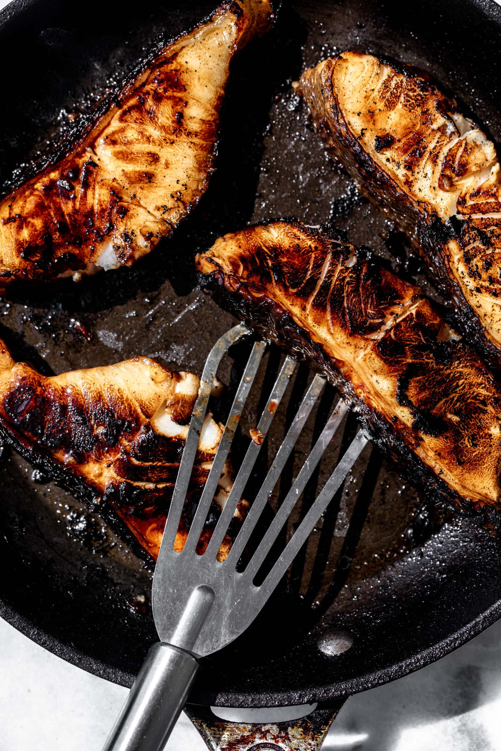 Honey Soy Sea Bass - Cooking with Cocktail Rings