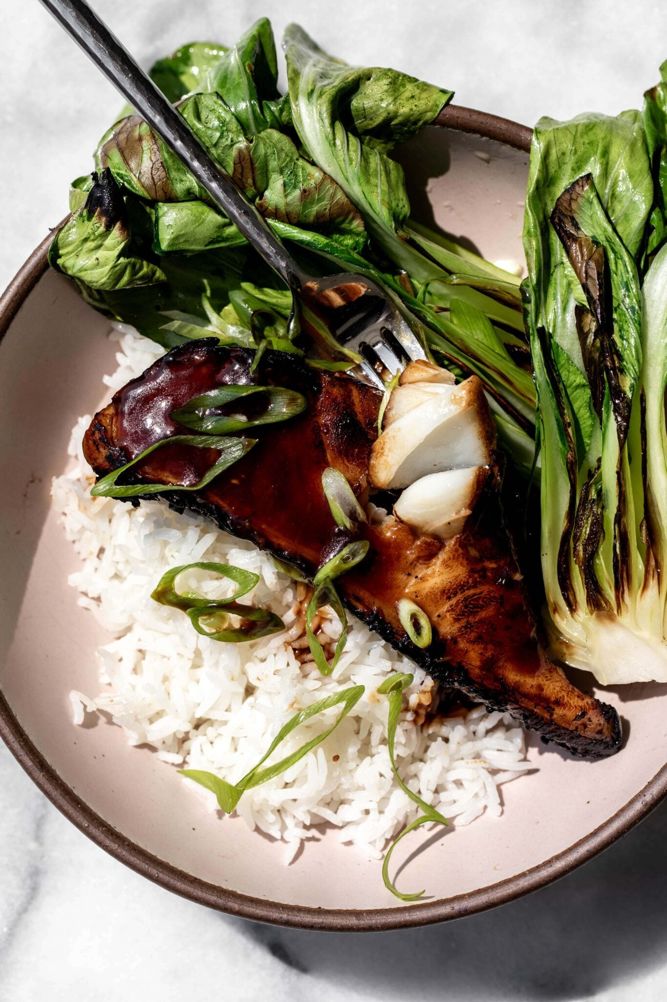 Pan-Seared Honey Soy Sea Bass - Cooking with Cocktail Rings