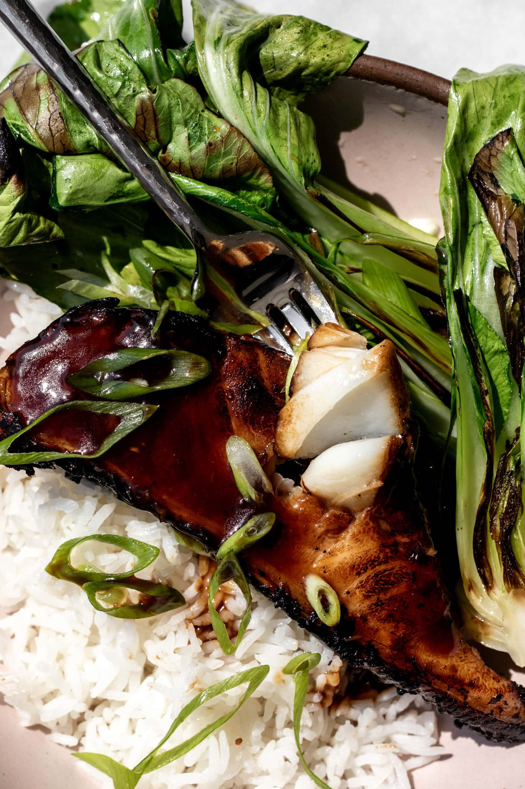 Honey Soy Sea Bass - Cooking with Cocktail Rings