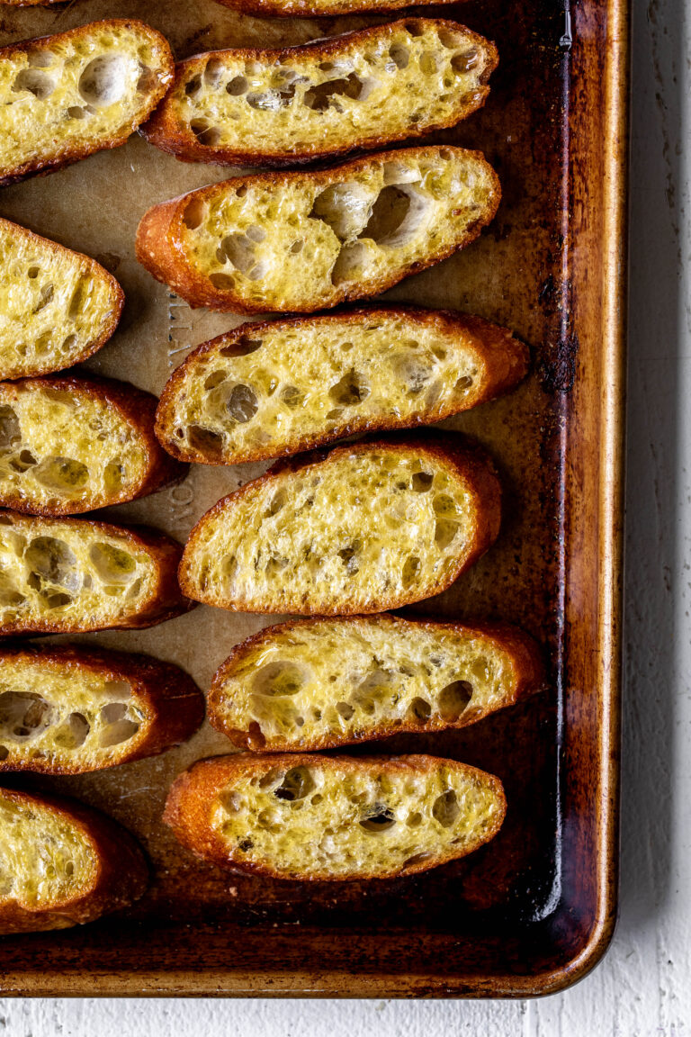 Spiced Honey Persimmon Toasts - Cooking with Cocktail Rings