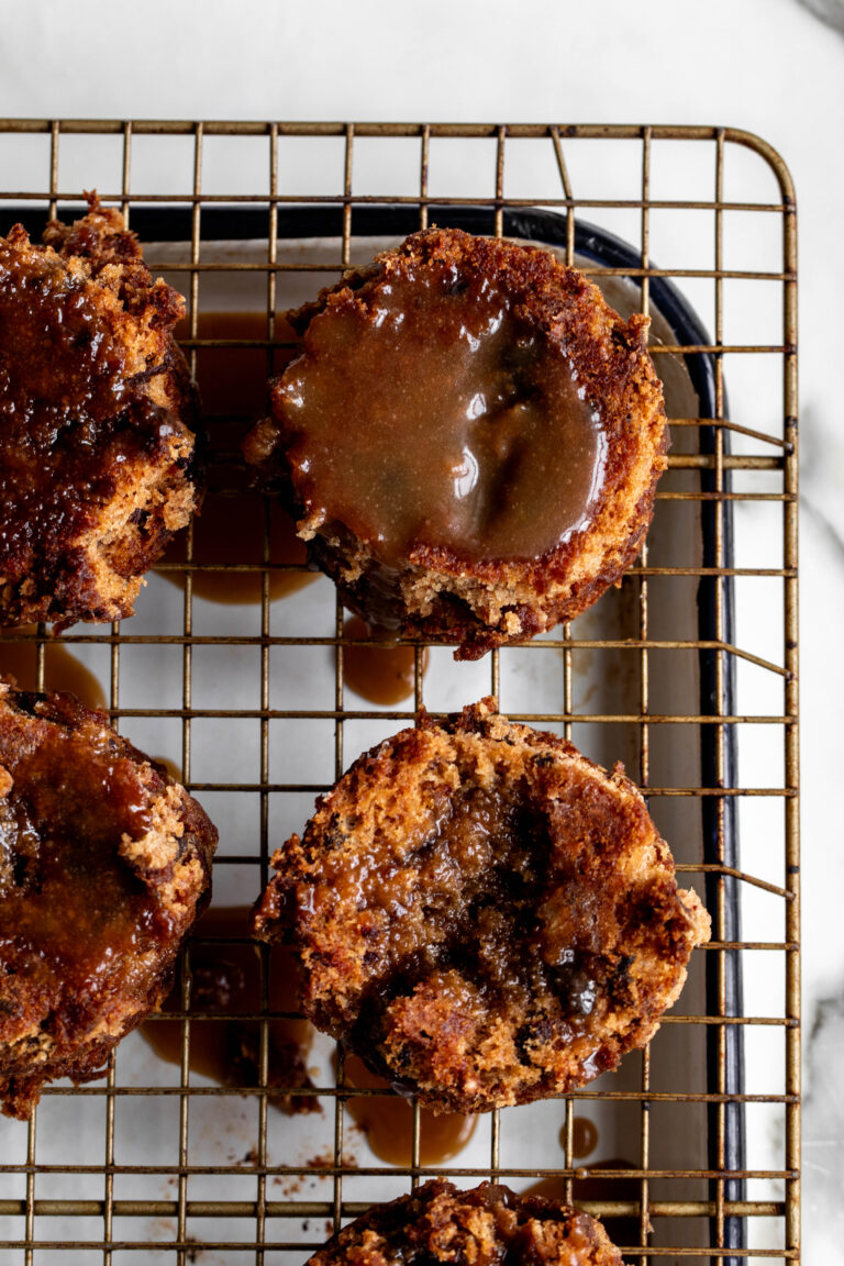 Sticky Toffee Pudding with Mascarpone Cream - Cooking with Cocktail Rings