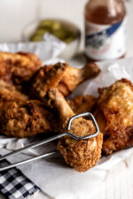 The Best Brined Fried Chicken - Cooking with Cocktail Rings