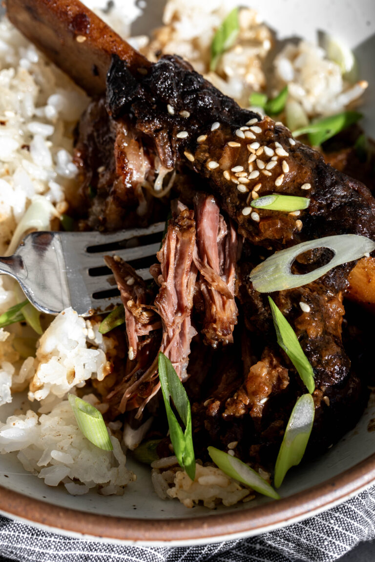 Miso Braised Short Ribs - Cooking with Cocktail Rings