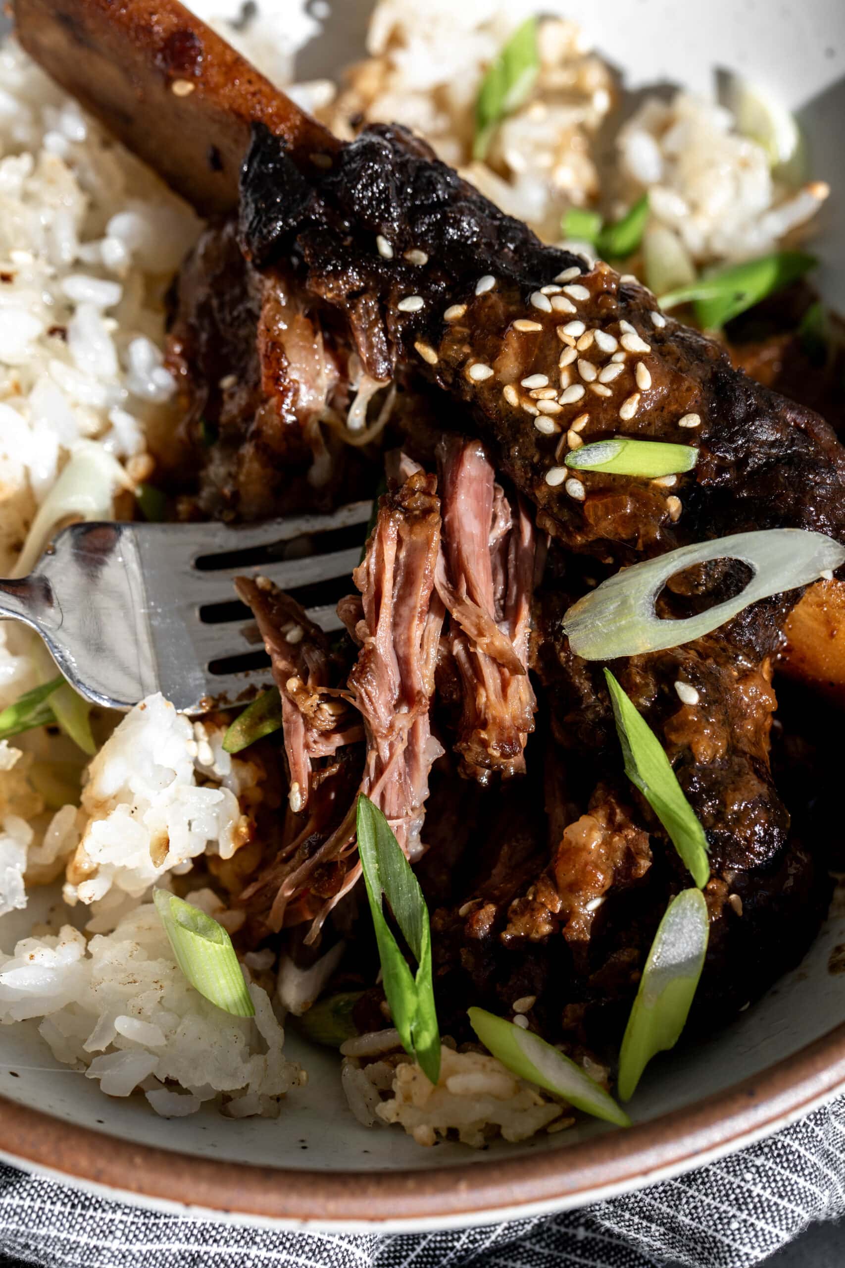 Miso Braised Short Ribs - Cooking with Cocktail Rings