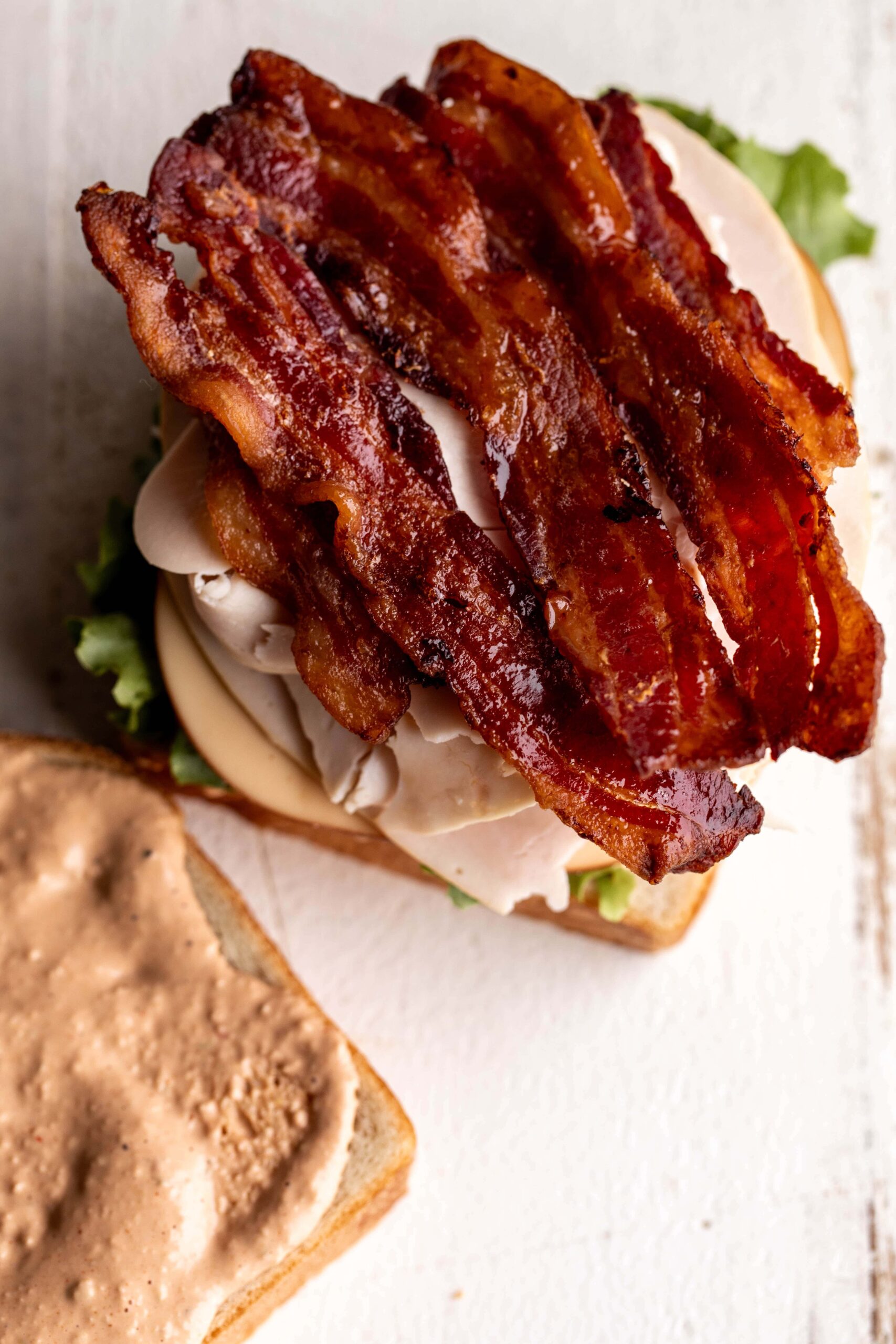Bacon Turkey Garden Sandwich - Cooking with Cocktail Rings