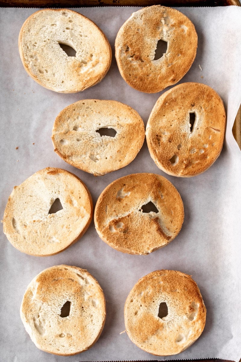 Quick & Easy Pizza Bagel Bites - Cooking with Cocktail Rings